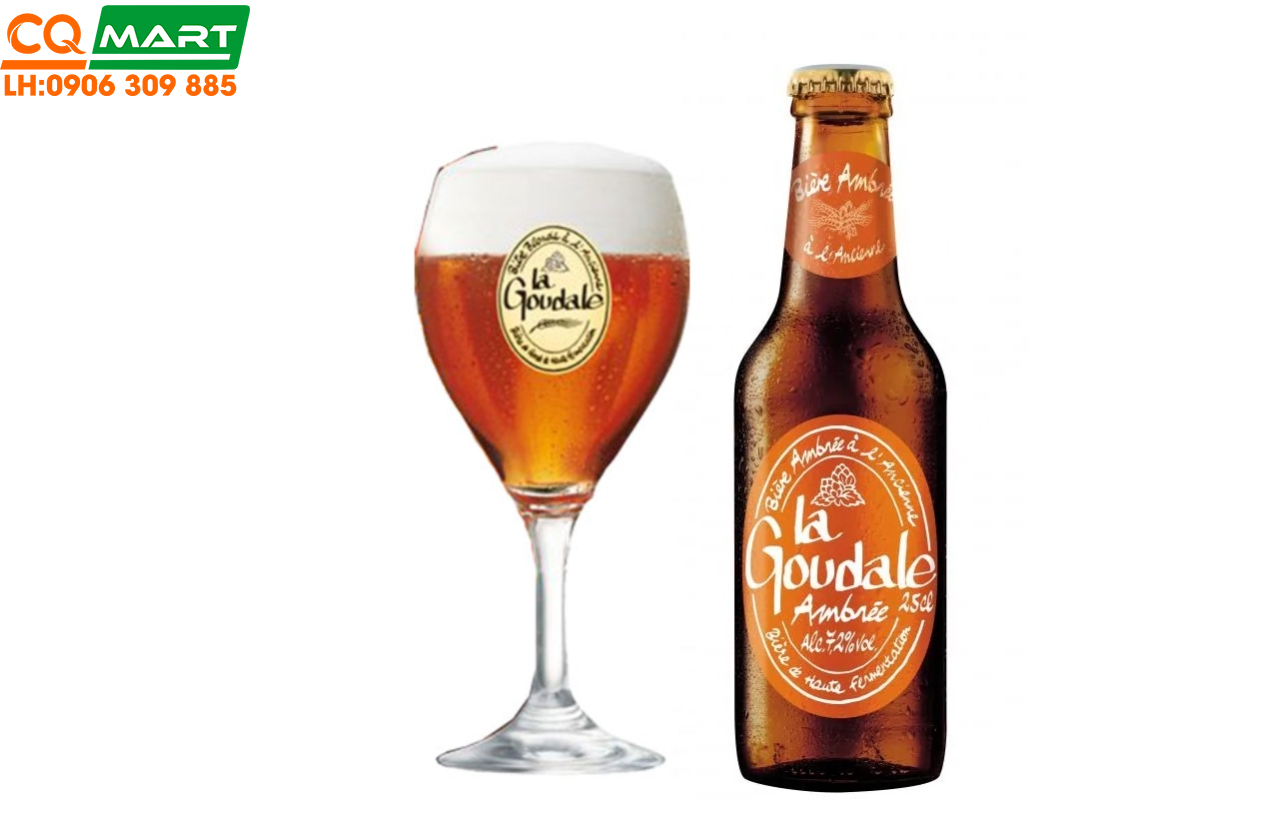 CQ Mart Food & Wine. Bia Pháp Cao Cấp G-La Goudale Ambree 7.2% - Chai 250ML
