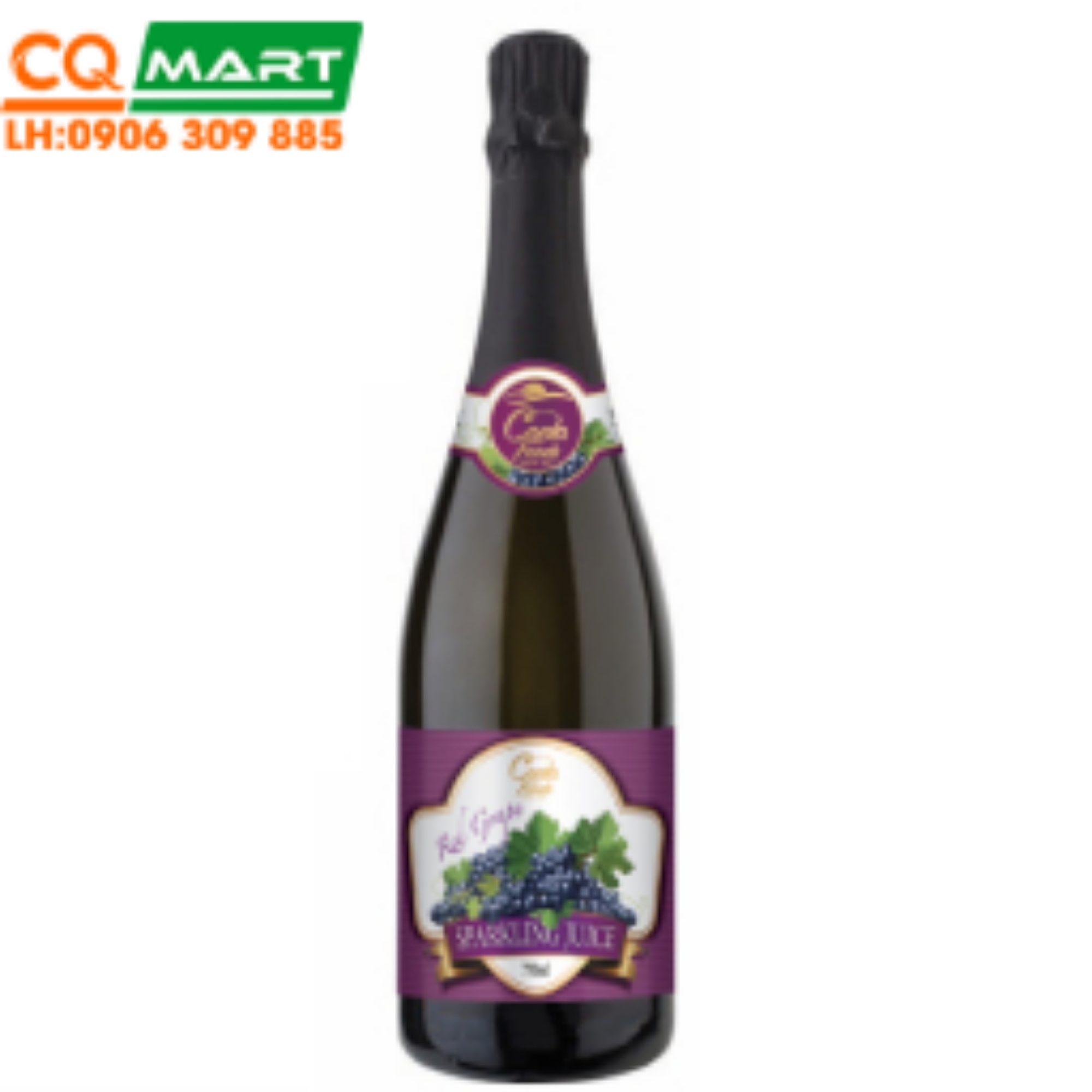 CQ Mart Food & Wine. Nước Ép Trái Cây Nho Đỏ Cada Food 750 ML