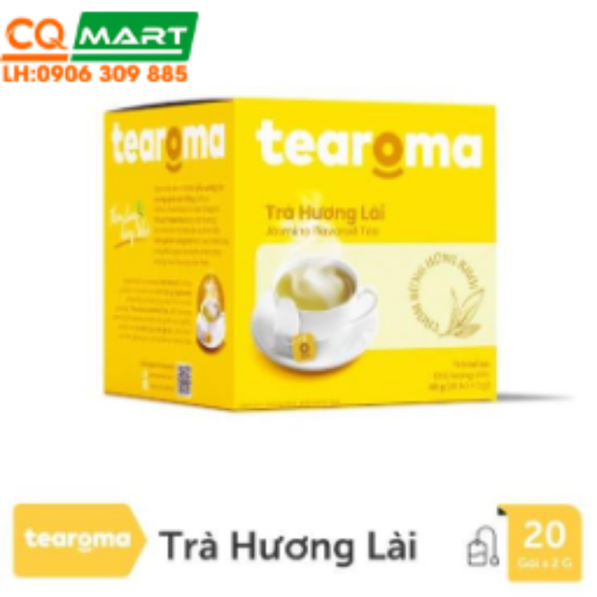 CQ Mart Food & Wine. Trà Tearoma túi lọc hương lài hộp 40g
