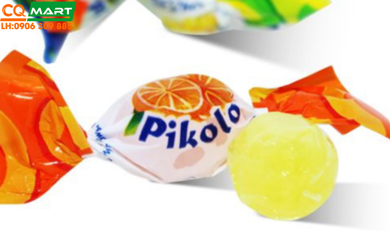CQ Mart Food & Wine. Kẹo Pikolo Fruit Candy 250g - Hũ Vàng