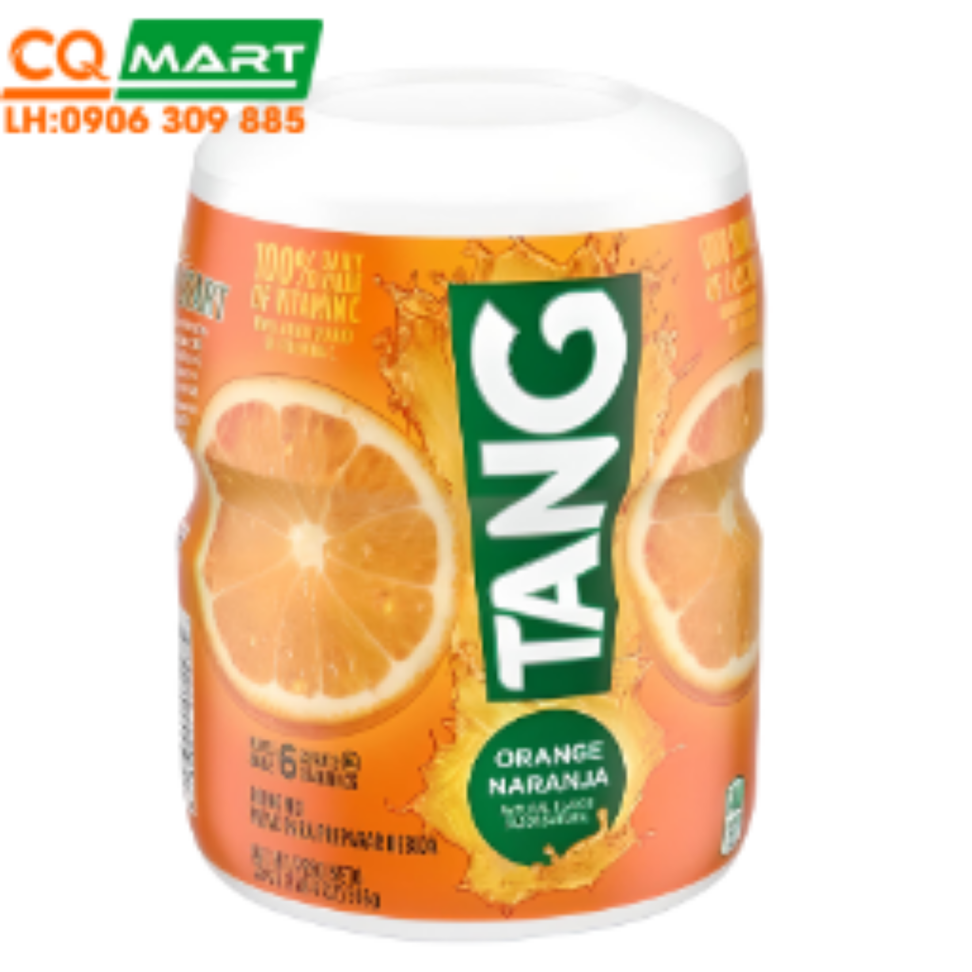 CQ Mart Food & Wine. Bột Pha Nước Cam Tang Contry Time Orange Mỹ 566Gr