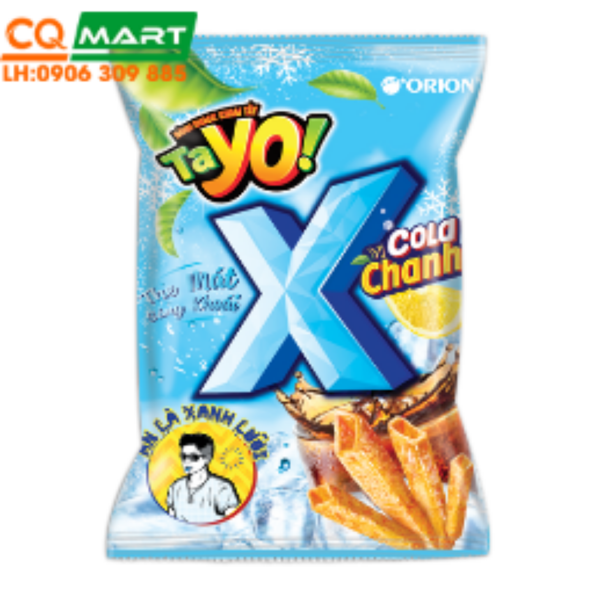 CQ Mart Food & Wine. Snack Tayo Vị Cola Chanh 34g