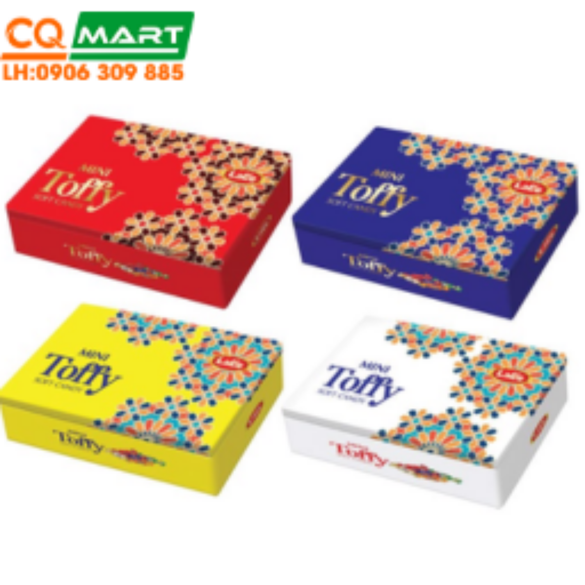 CQ Mart Food & Wine. Kẹo Mềm Hương Trái Cây Mini Toffy Hiệu Lale 210g Hộp Thiếc