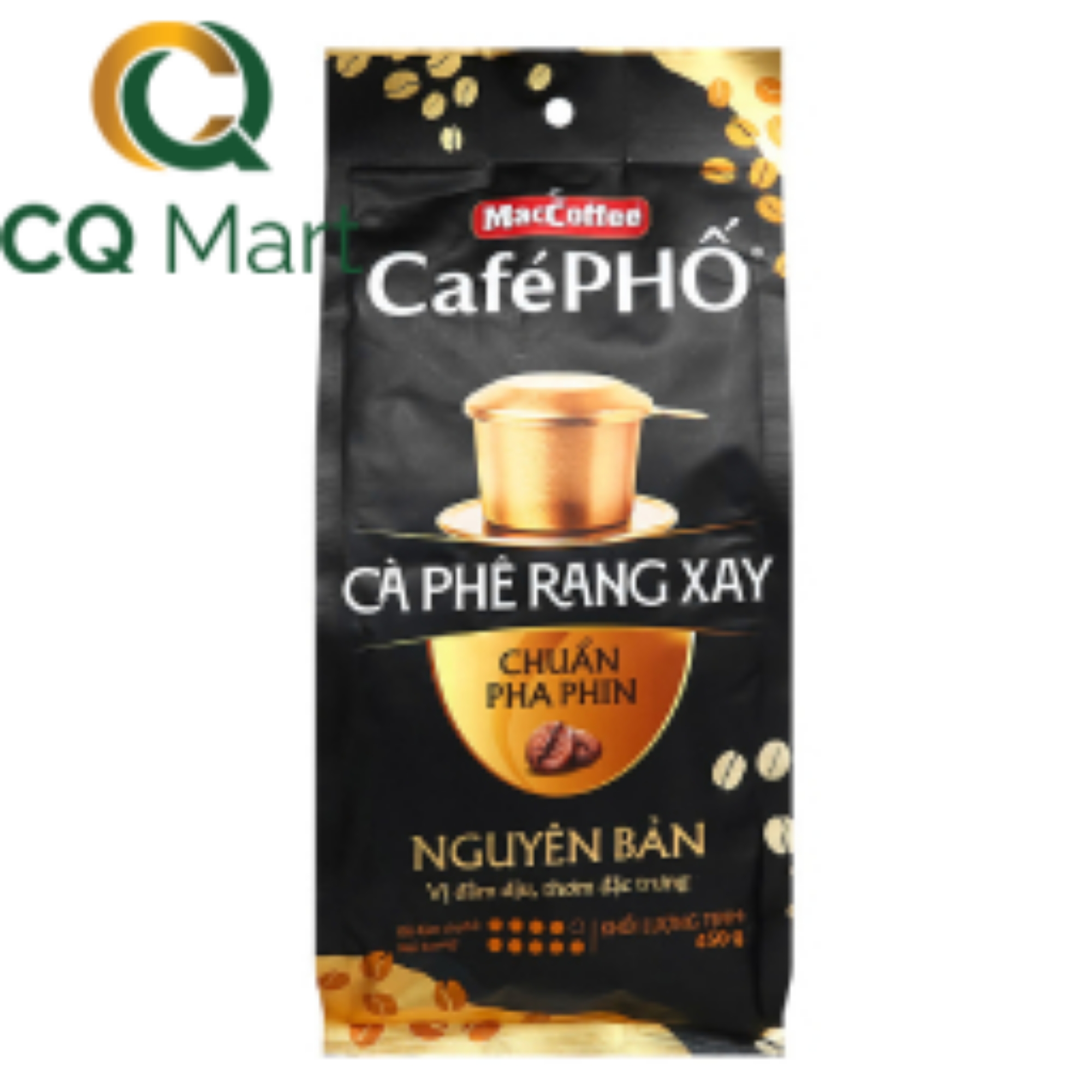 CQ Mart Food & Wine. Cà Phê Rang Xay MacCoffee Café Phố 450g