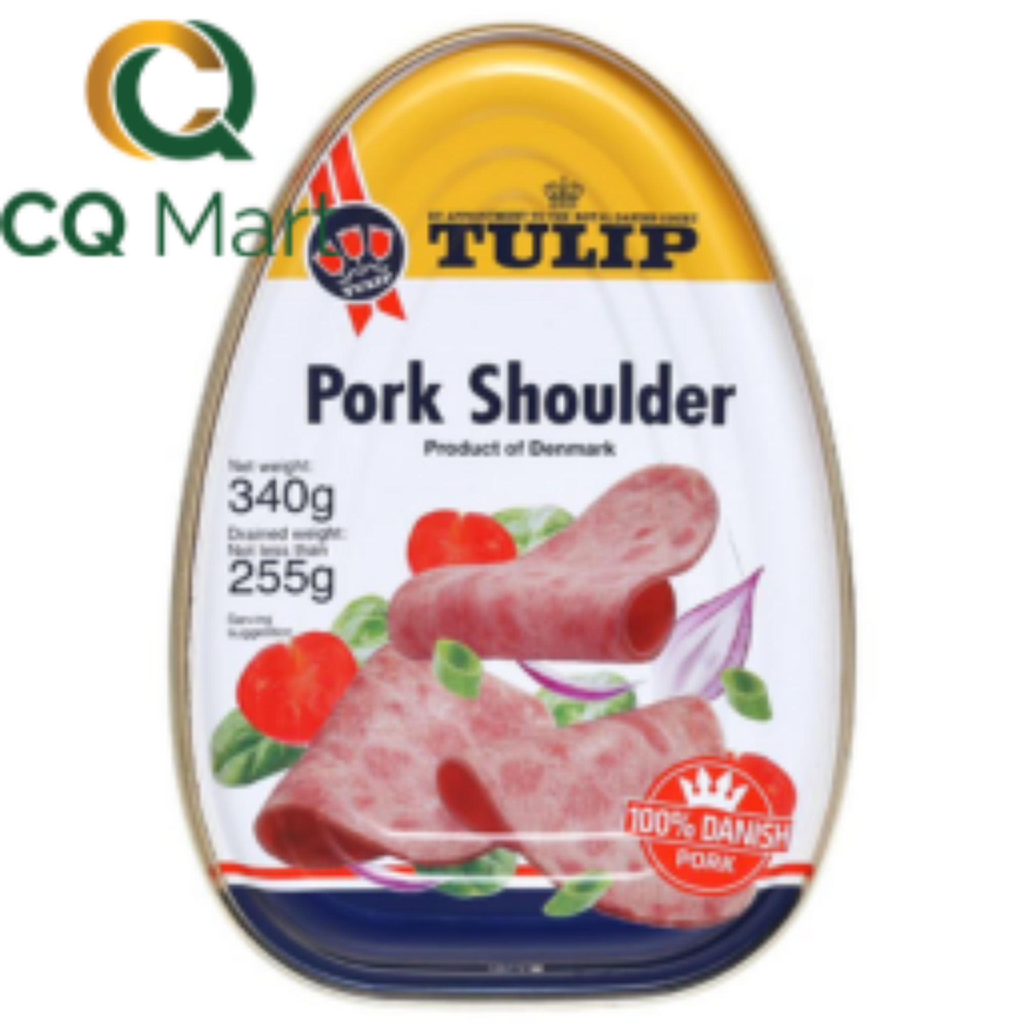 CQ Mart Food & Wine. Thịt Heo Hộp Tulip Pork Shoulder 340g