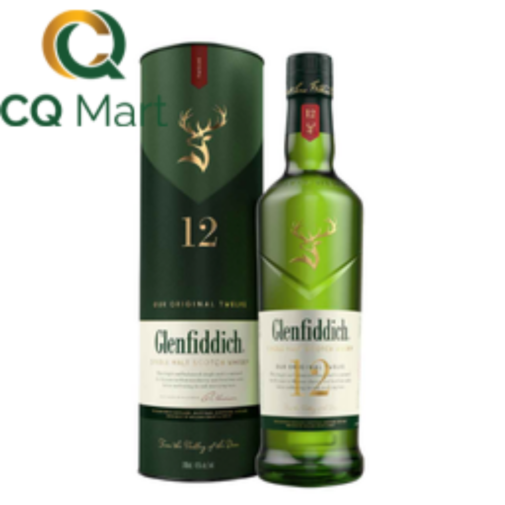 CQ Mart Food & Wine. Rượu Whisky Glenfiddich Single Malt Scotch 12 Năm 40% Vol 700ml