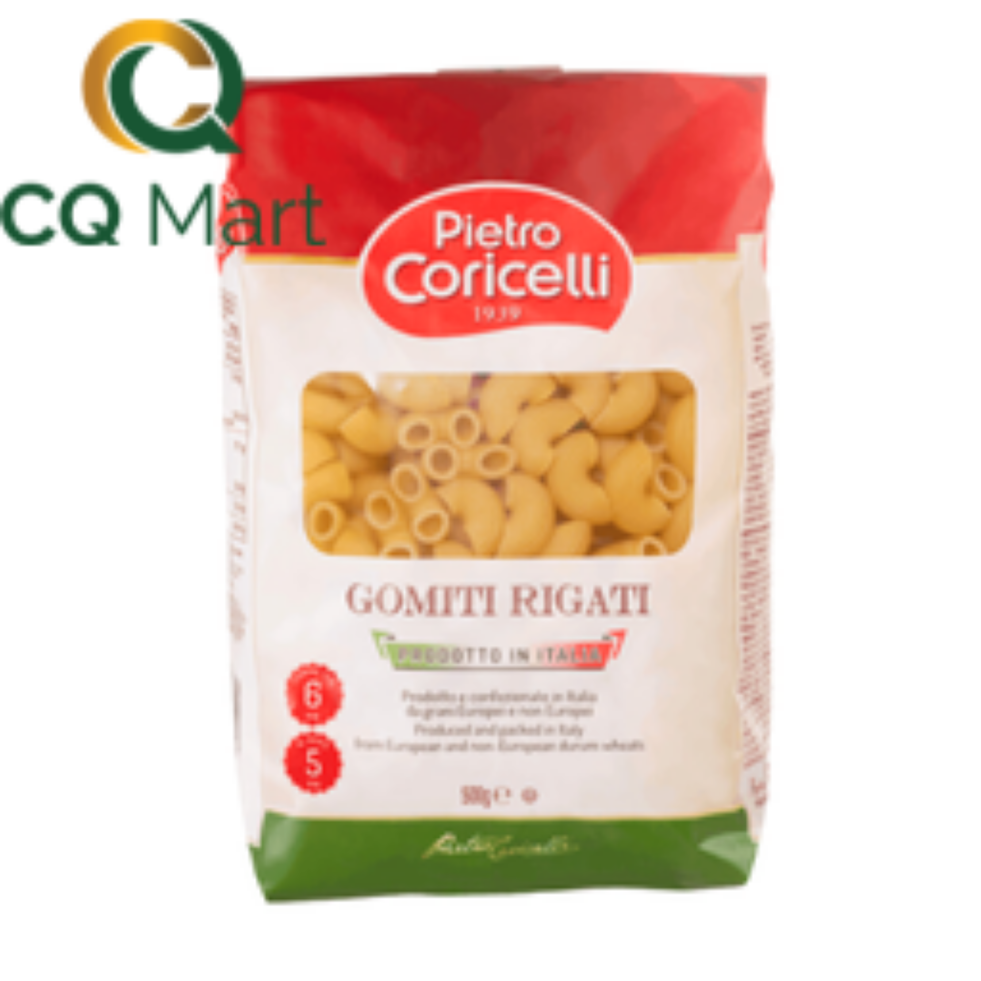 CQ Mart Food & Wine. Nui Ý Gomiti Rigati Pietro Coricelli