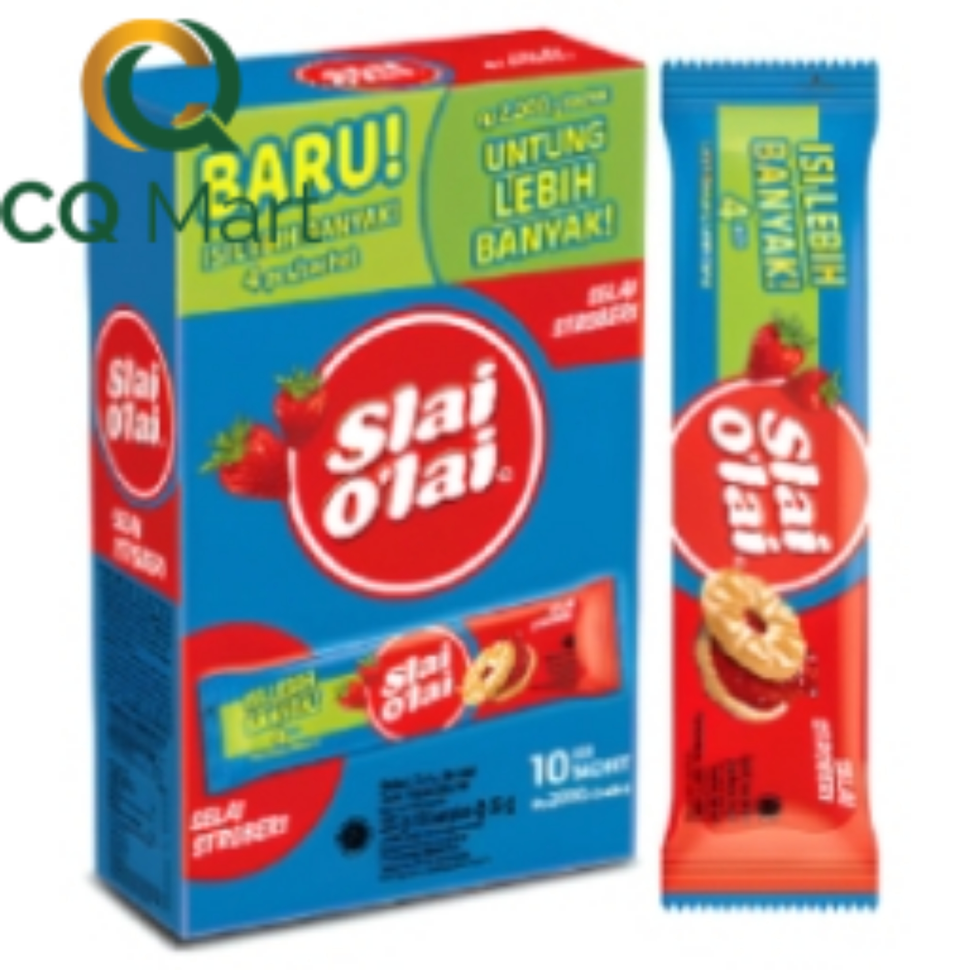 CQ Mart Food & Wine. Bánh Quy Nhân Mứt Dâu Slai O'Lai Hộp 320g