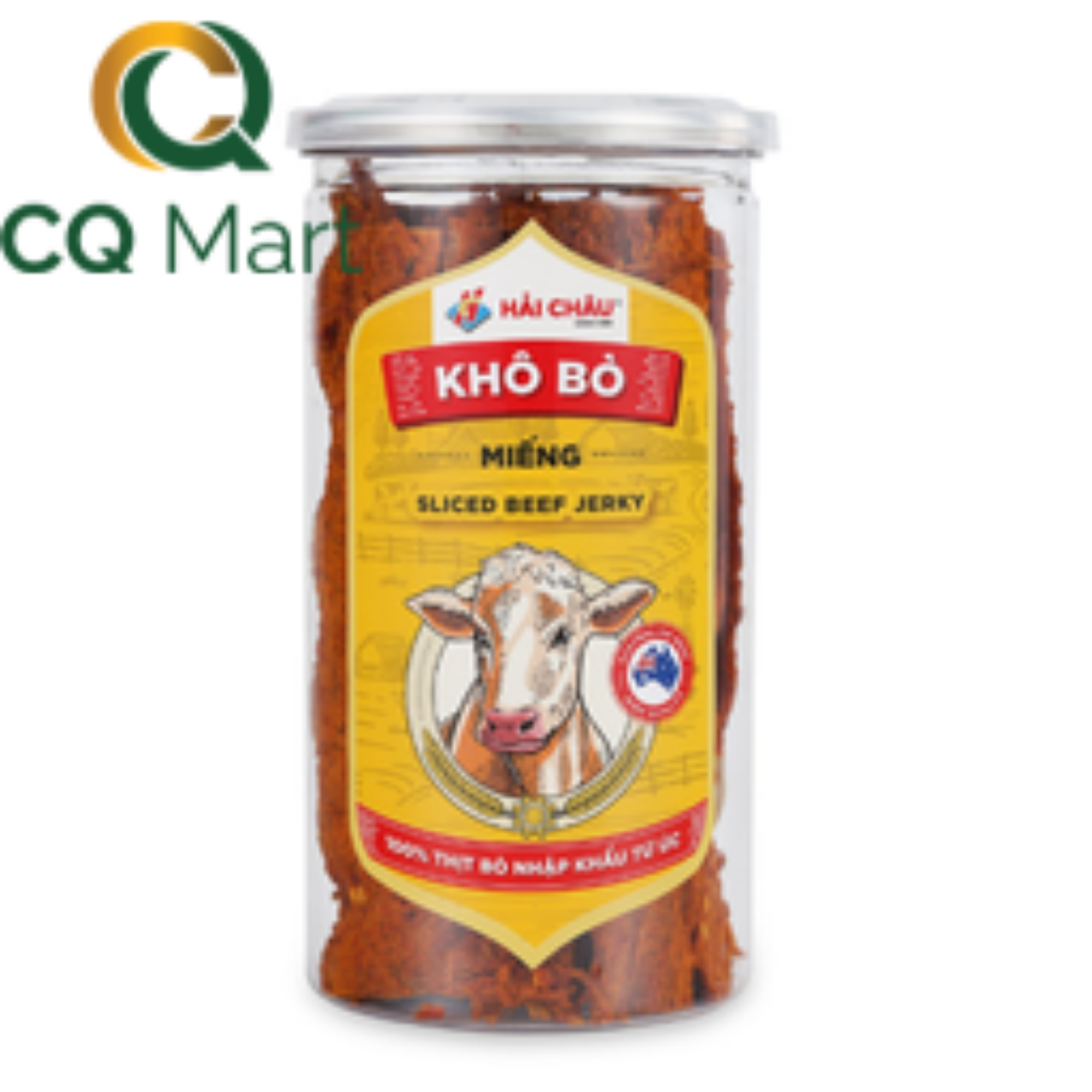 CQ Mart Food & Wine. Khô Bò Miếng Hải Châu Hũ 200g