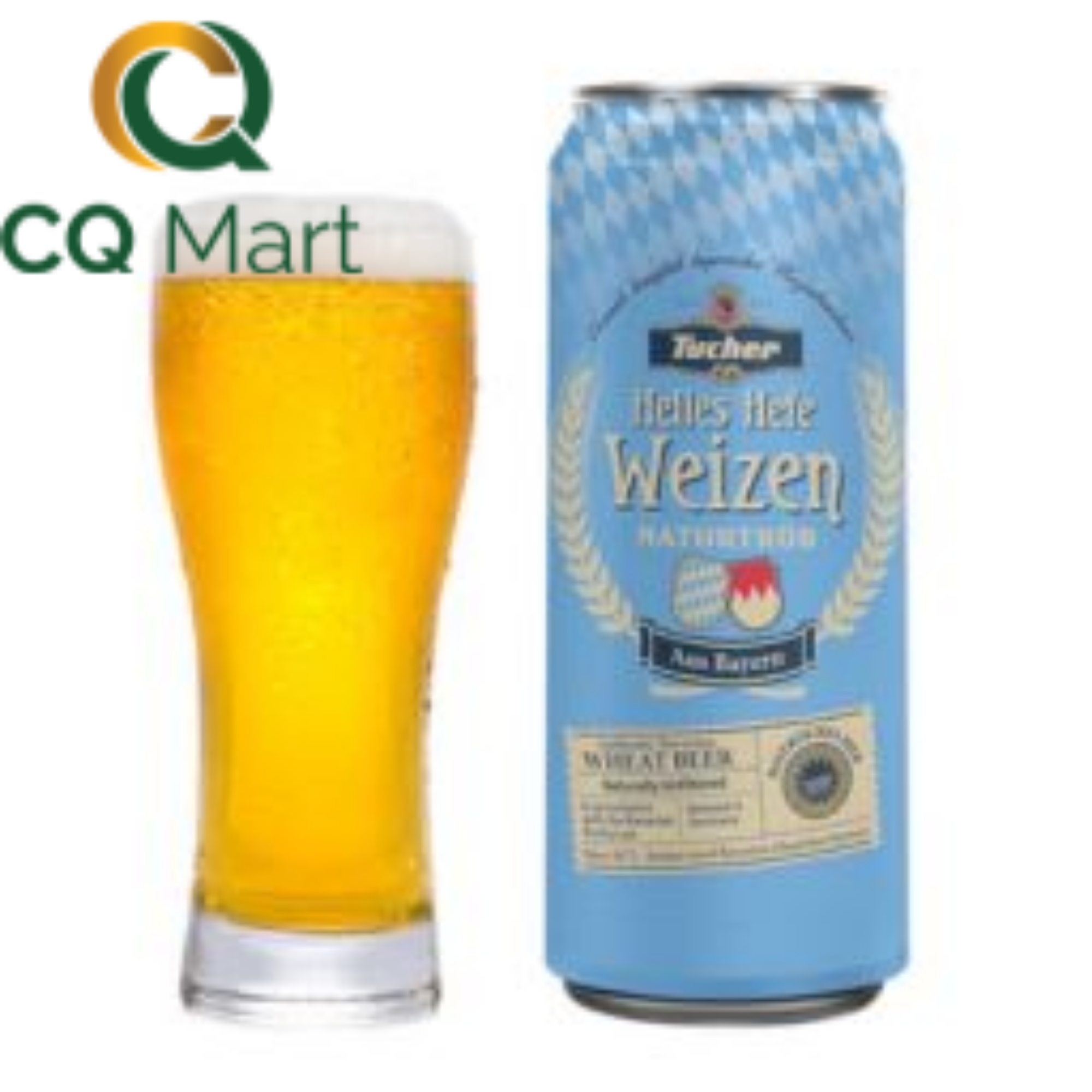 CQ Mart Food & Wine. Bia Tucher Helles Hefe Weizen 5,2% Lon 500ml