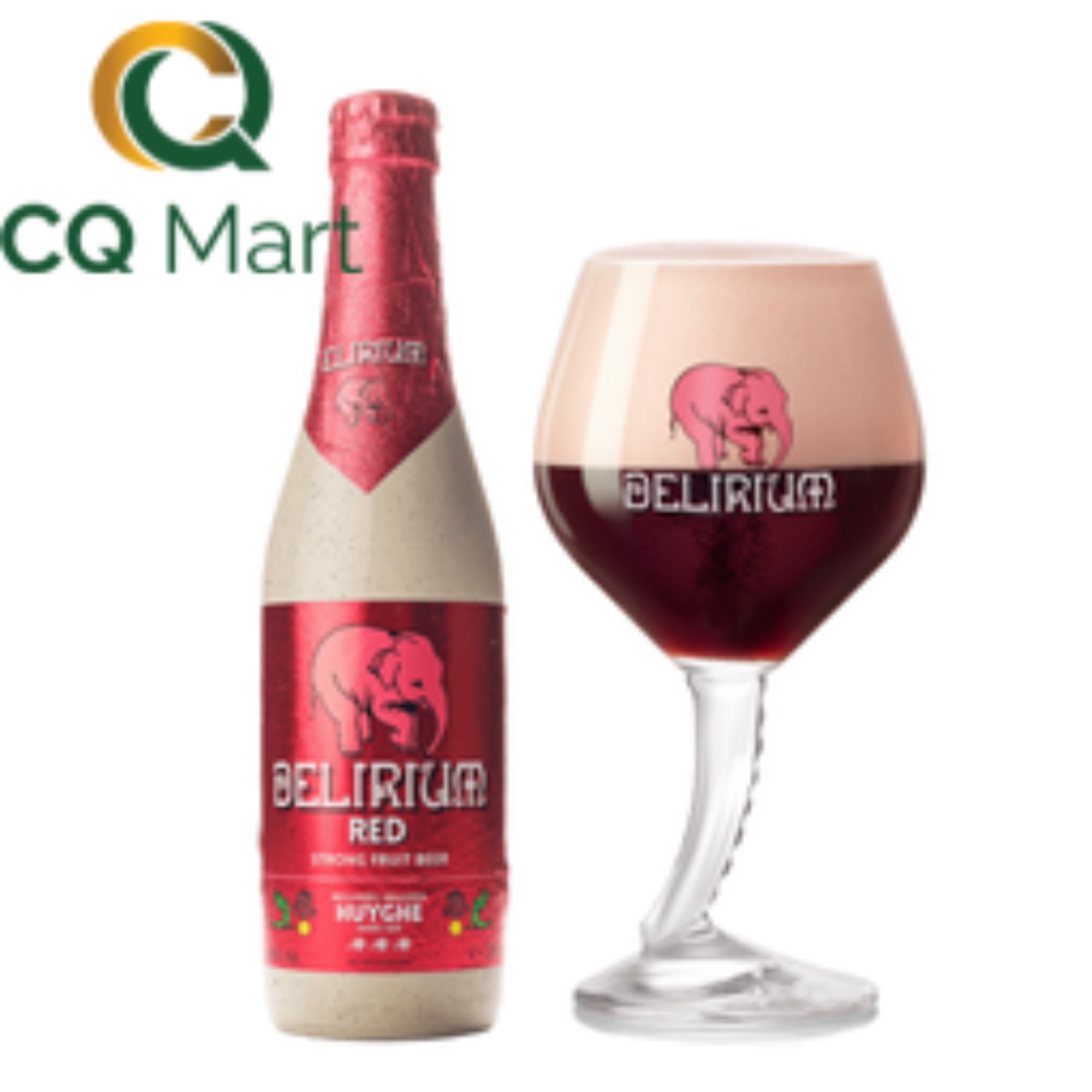 CQ Mart Food & Wine. Bia Bỉ Delirium Red 8% Chai 330ml