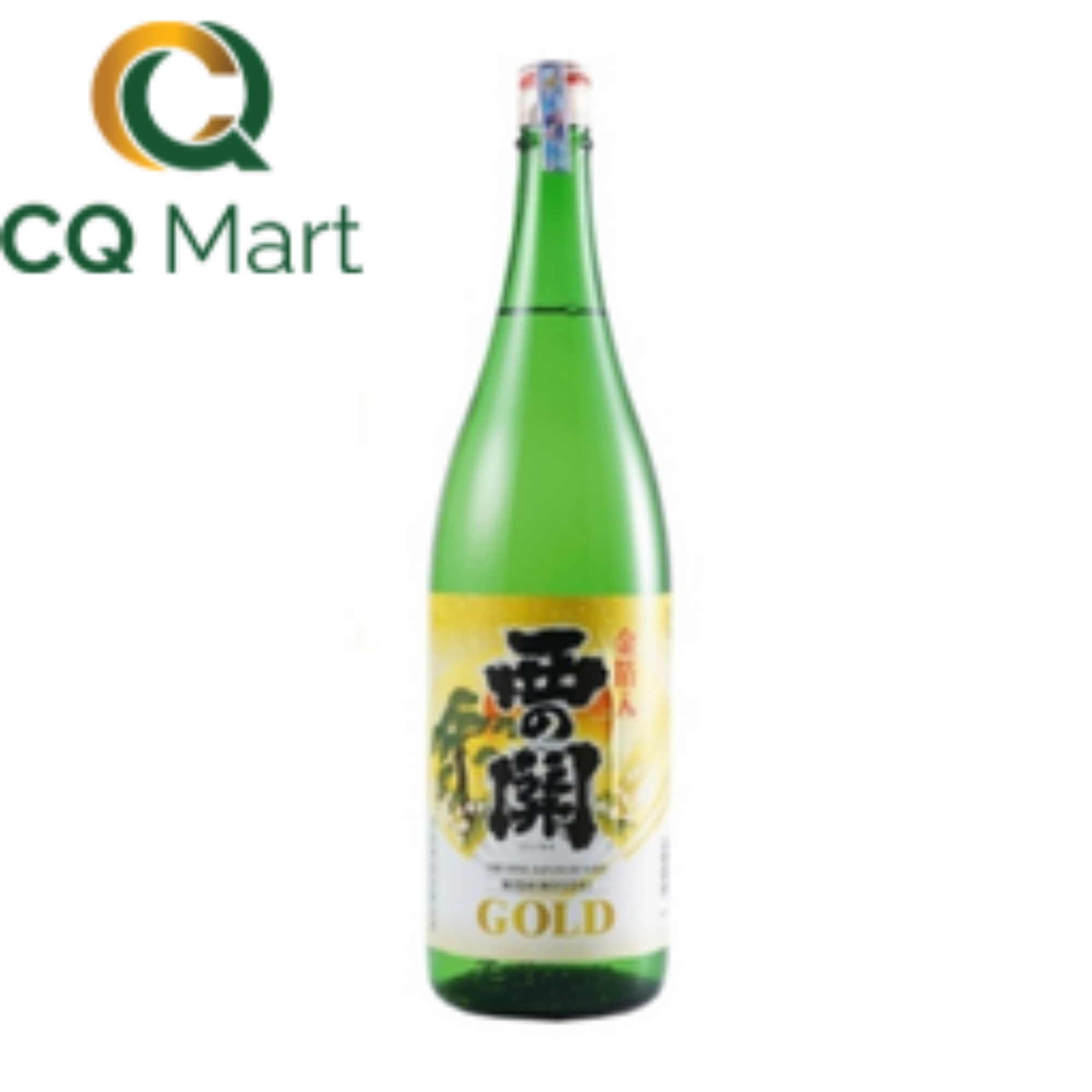 CQ Mart Food & Wine. Rượu Nhật Bản Sake Lá Vàng Nishinoseki 15% Chai 1800ml