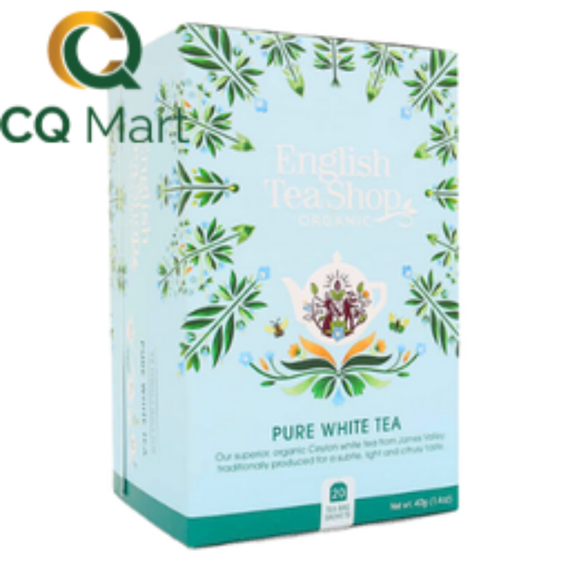 CQ Mart Food & Wine. Trà English Tea Shop Organic Pure White Tea 40g