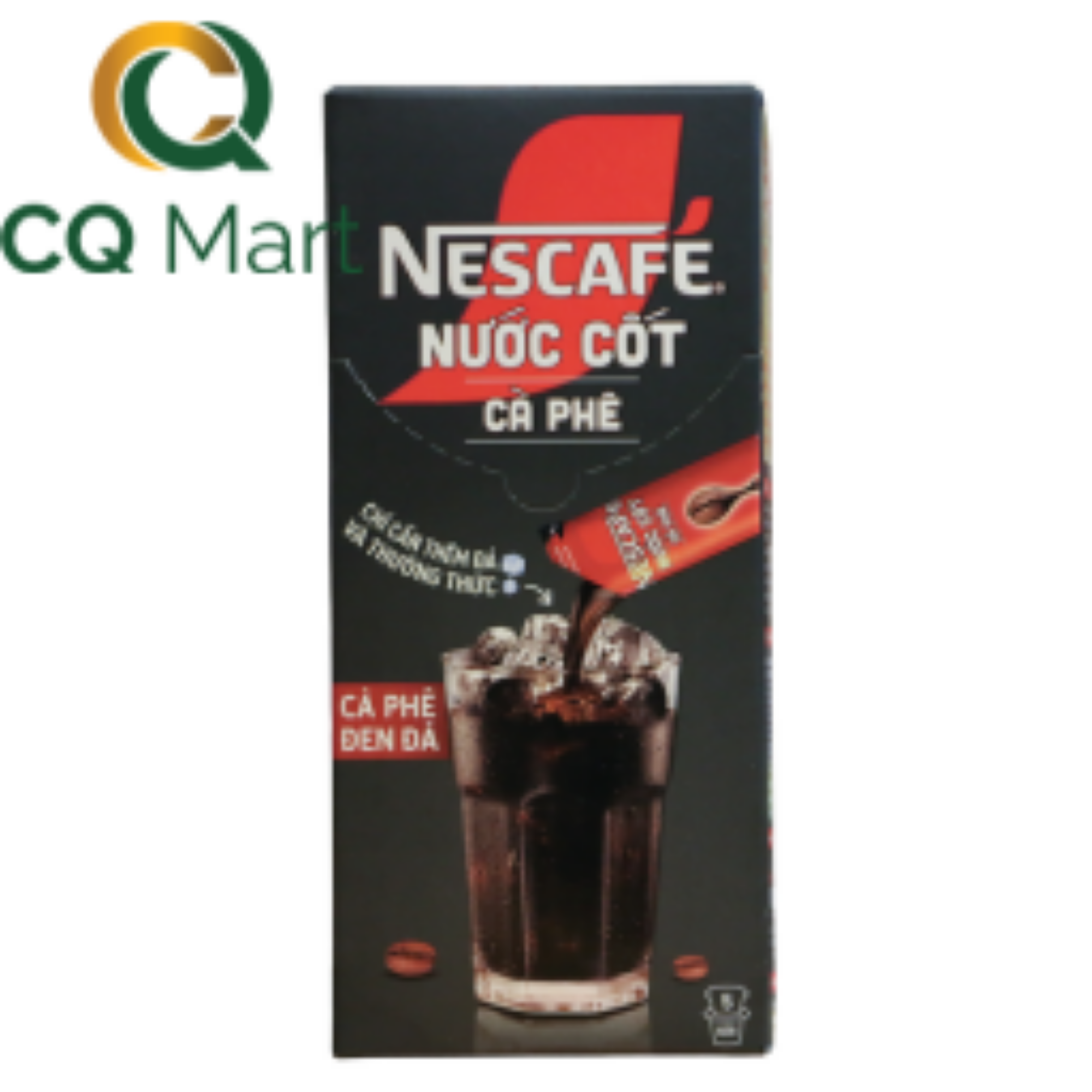 CQ Mart Food & Wine. Nước cốt cà phê Nescafe đen (5g*75ml)
