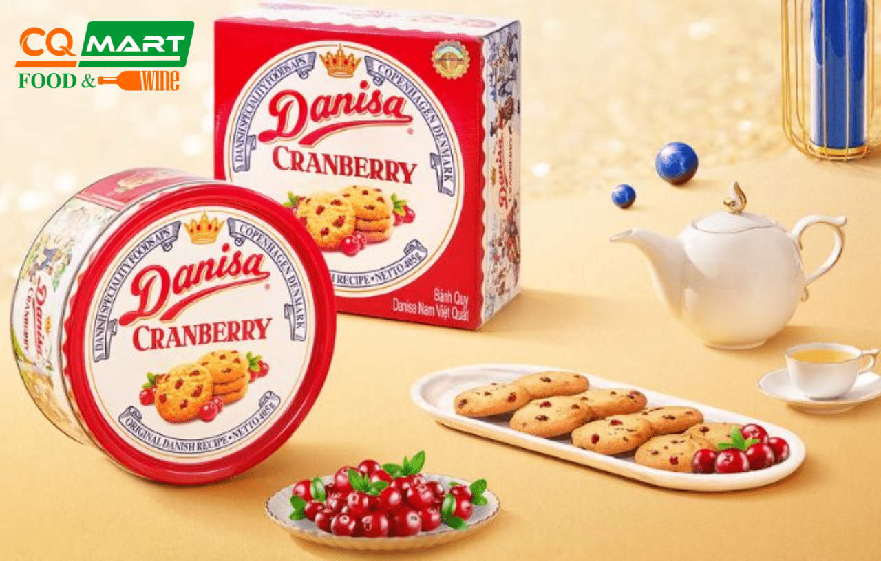 CQ Mart Food & Wine. Bánh Quy Bơ Danisa Cranberry 90g