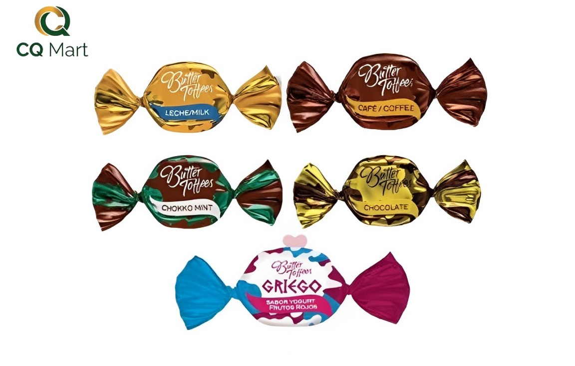 CQ Mart Food & Wine. Kẹo Arcor Butter Toffees Hộp Thiếc Tròn 180g