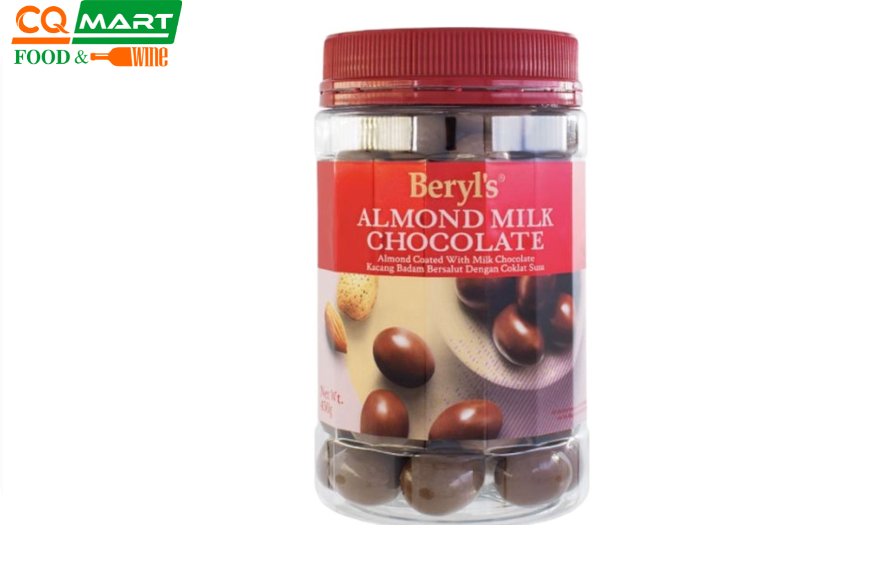 CQ Mart Food & Wine. Socola Beryl's Almond Milk Chocolate 450g