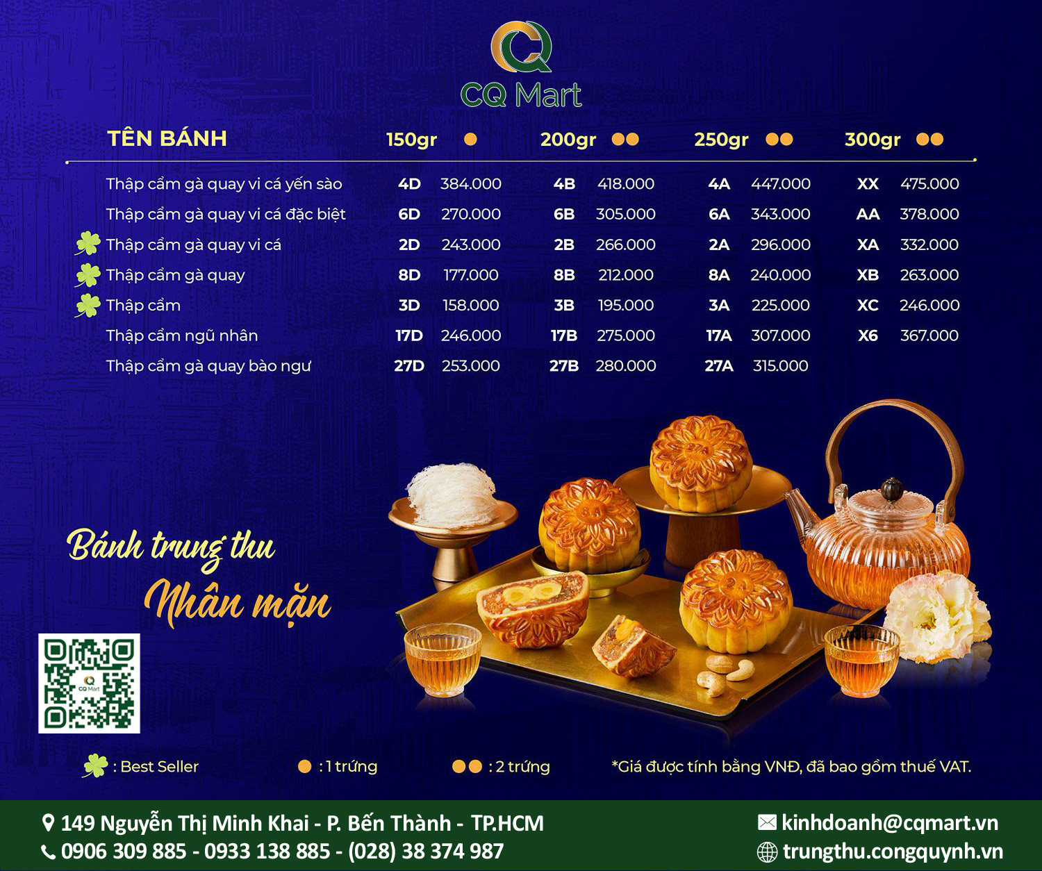 CQ Mart Food & Wine. Bánh Trung Thu Givral 2025 Combo Tình Thân