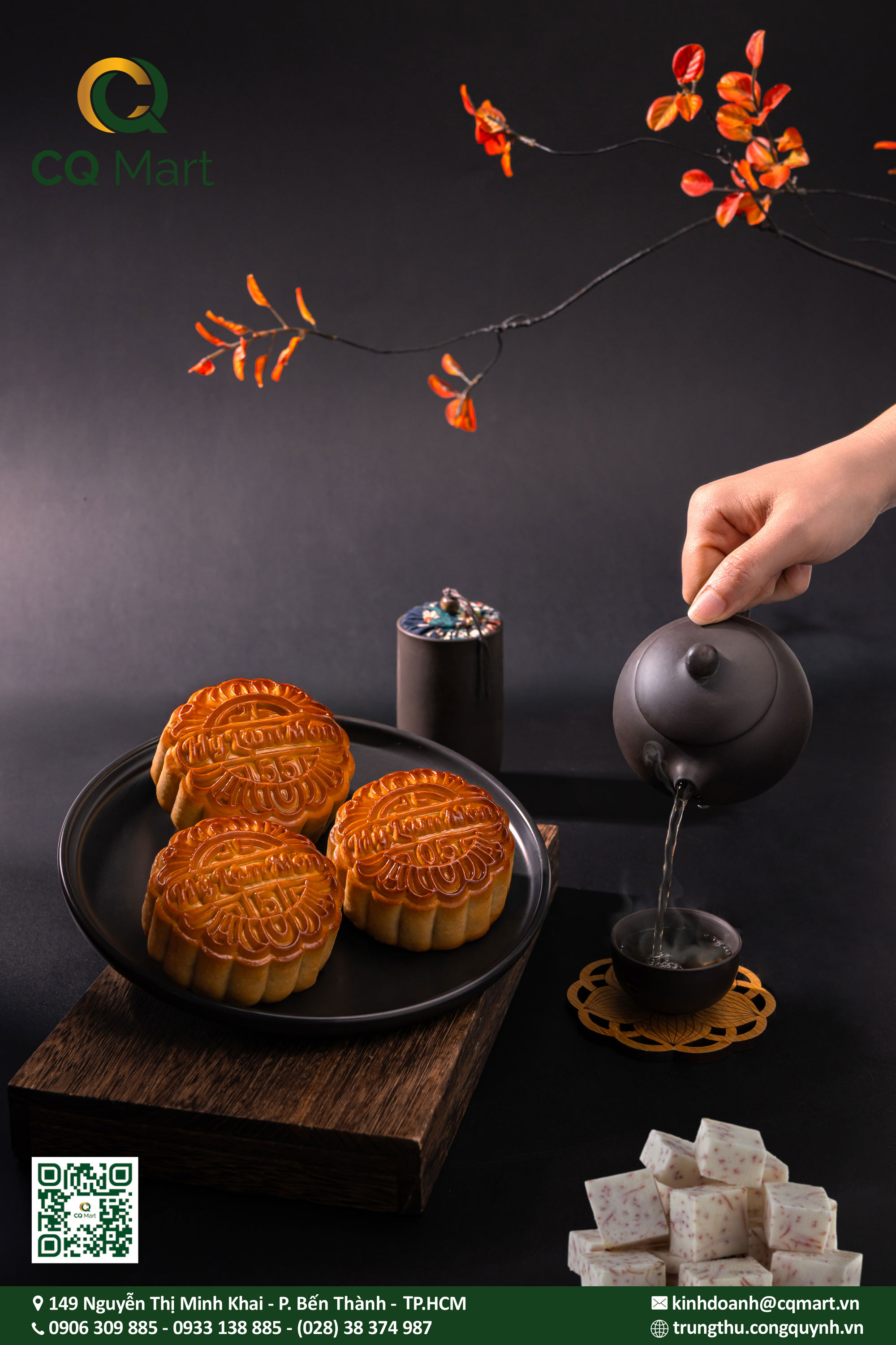 CQ Mart Food & Wine. Bánh Trung Thu Hỷ Lâm Môn Hộp An Nhiên